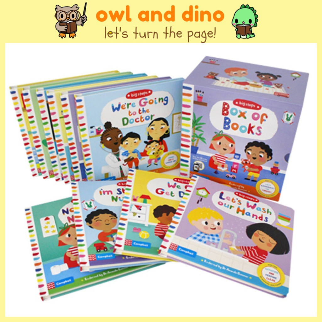 Campbell Big Steps Collection 10 Book Set (Interactive Board Book ...