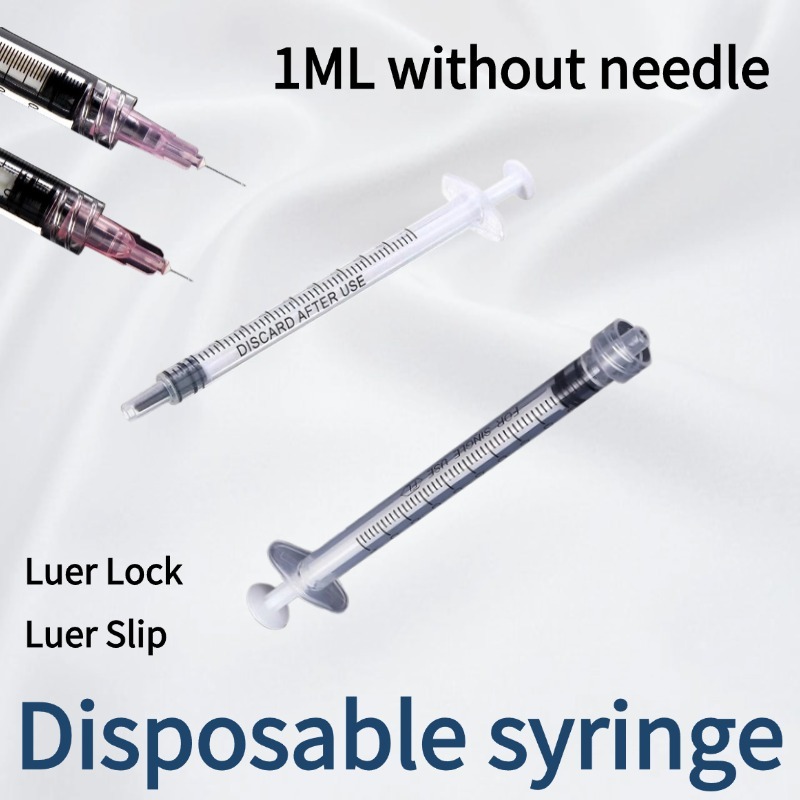 1ml/cc Luer Lock/Luer Slip syringe without needle aseptic independent packaging multi-function ...