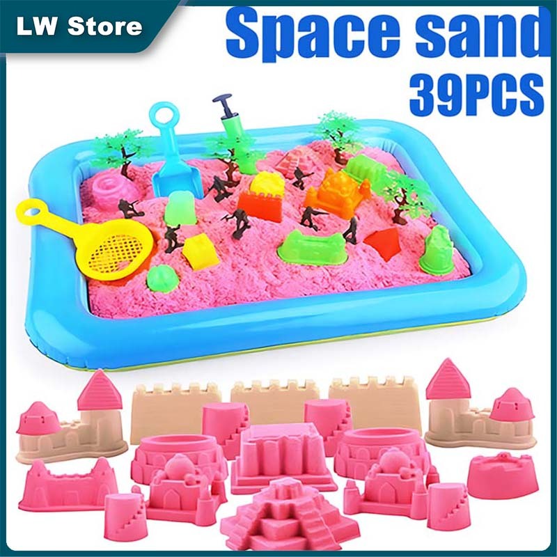 Soft Cotton Magic Sand /Kinetic Motion Sand Playset with Molds/ non ...