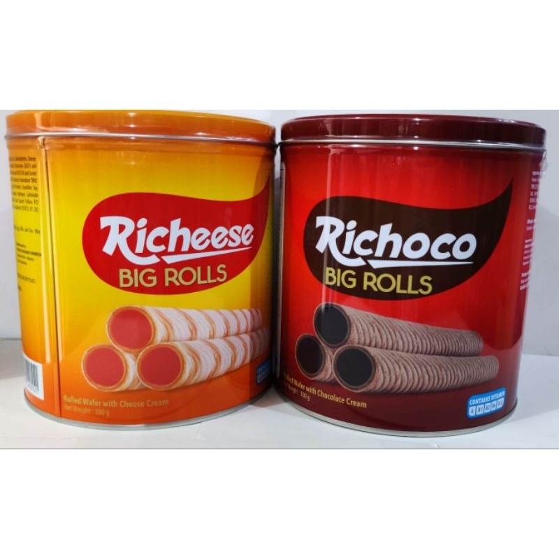 RICHOCO big rolls and RICHEESE big rolls wafer sticks bundle see variation | Shopee Singapore