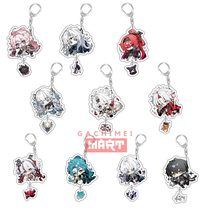 GM Wuthering Waves Wuwa 2in1 Chibi Characters weapons or symbols 5 cm ...