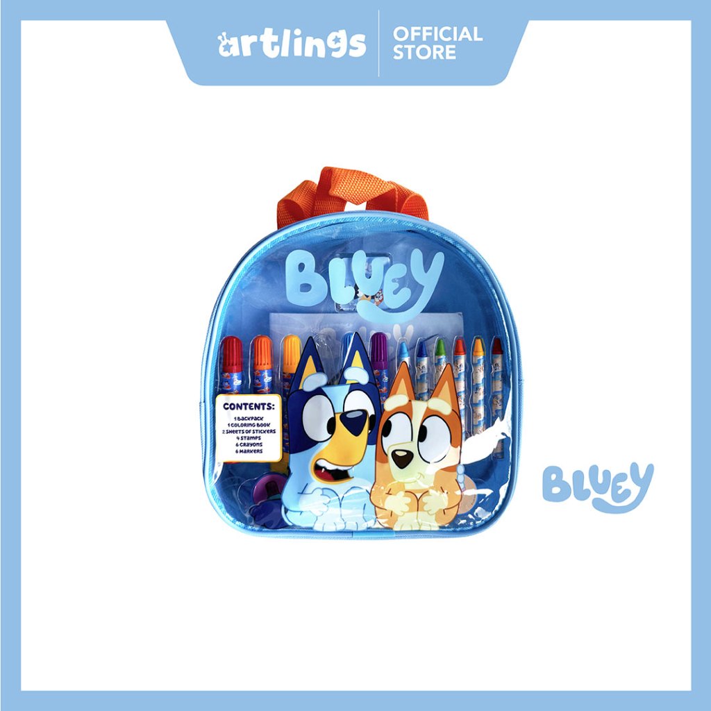 Artlings Bluey Disney Marvel Backpack Art Set (3 designs) | Shopee ...