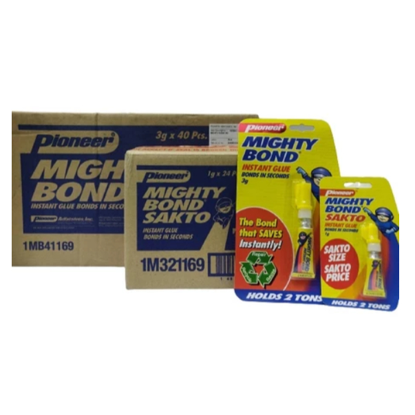 ioneer Mighty Bond Super Glue (3g Sakto) | Shopee Singapore