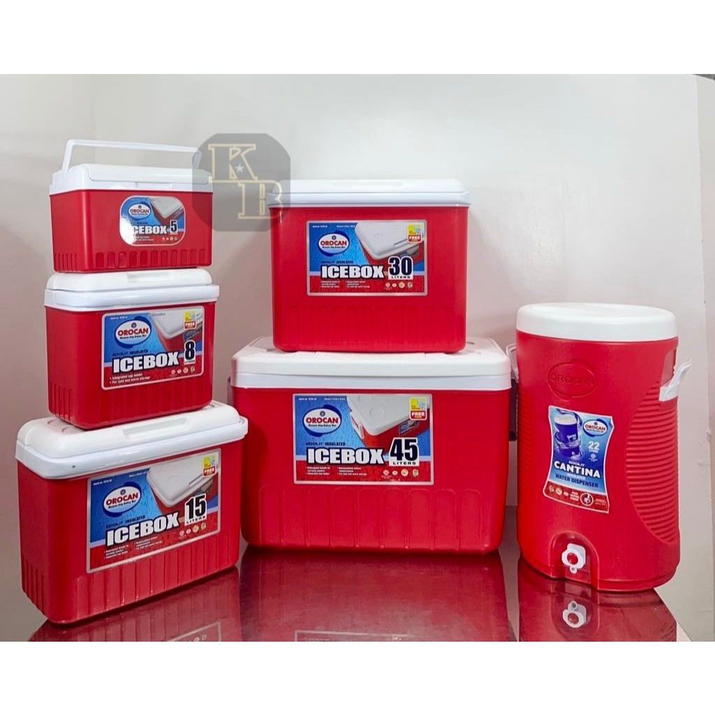 6 Sizes Liters Orocan IceBox Cooler Chest Insulated | Shopee Singapore