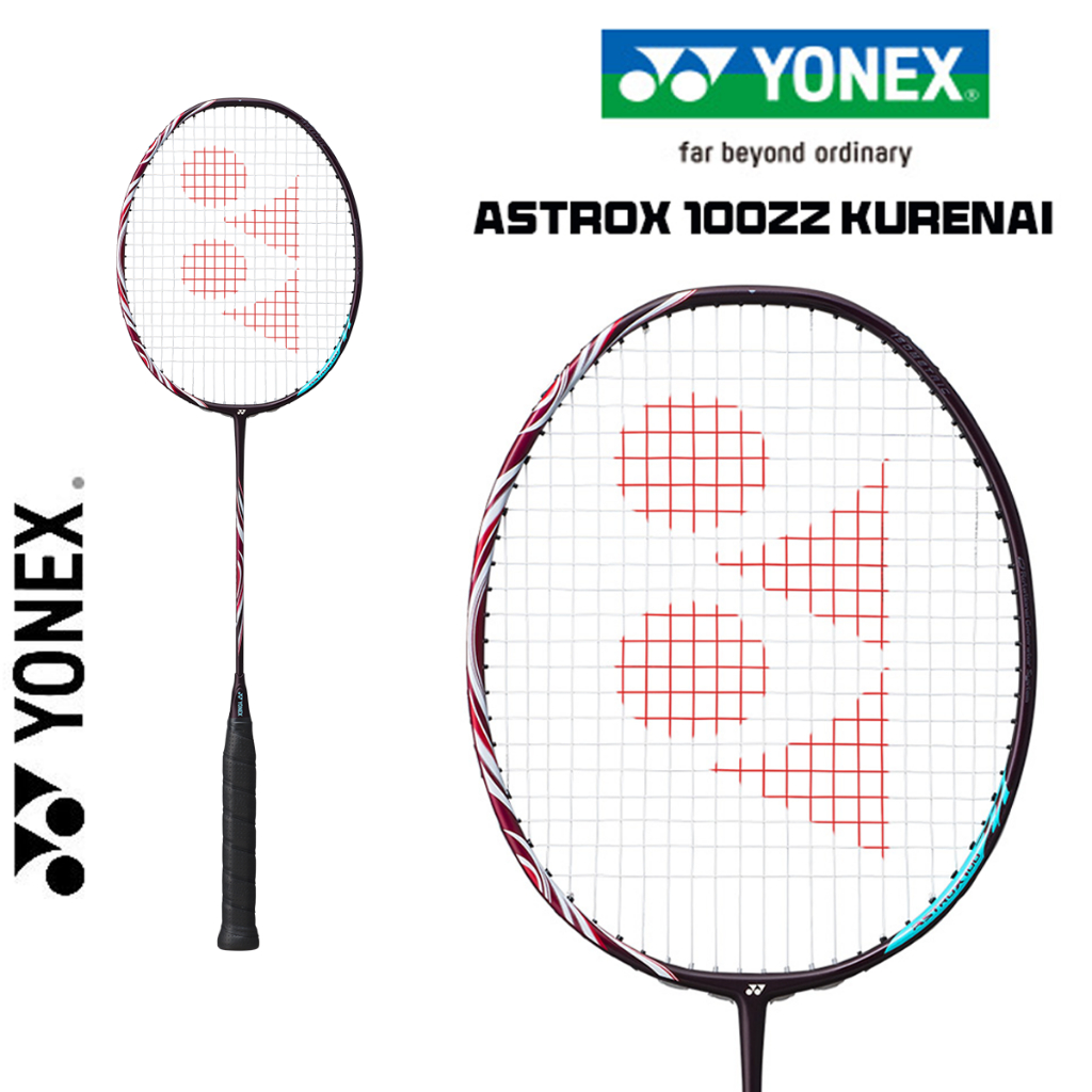 YONEX ASTROX 100ZZ Kurenai Badminton Racket Full Carbon NANOFLARE 1000 Single 4U 22-30Lbs 83g ...