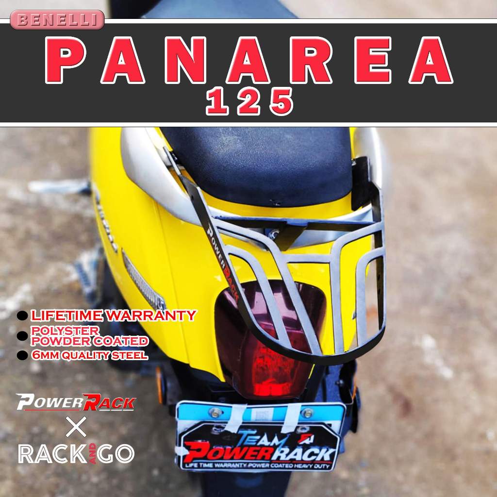 BENELLI PANAREA 125 TOPBOX BRACKET / STAY GRAB BAR / POWERRACK ...