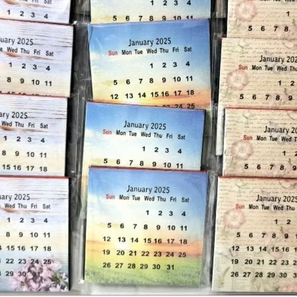 Tiny 2025 Calendar for Ref Magnets & DIY projects | Shopee Singapore