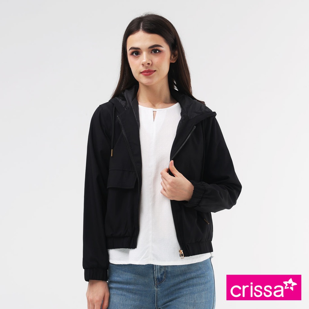 Crissa Long Sleeves Parka Jacket W/ Hood CLT30-0171 | Shopee Singapore