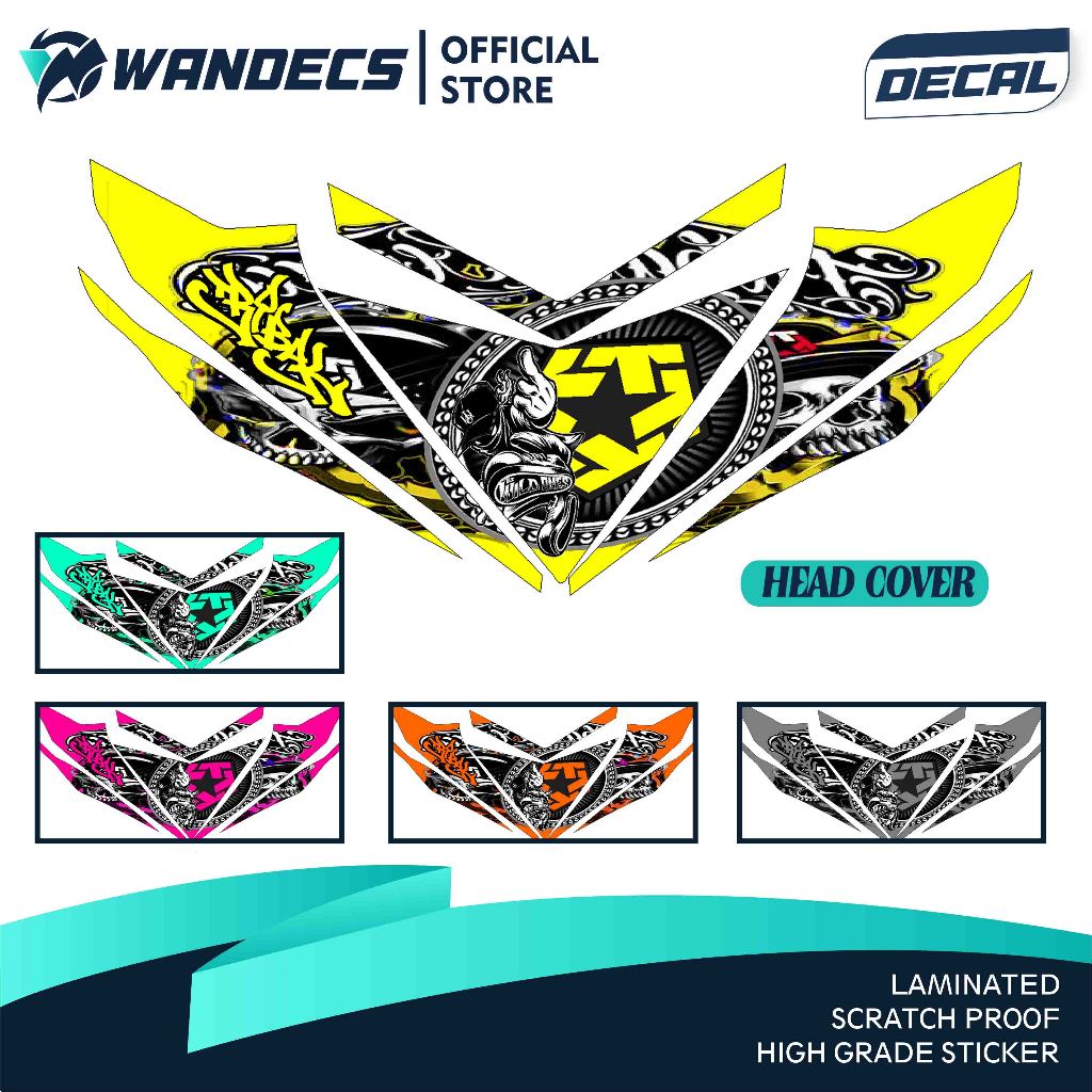 Mio i 125 Decals , Head Cover Sticker for mio i 125 Design yamaha m3 ...