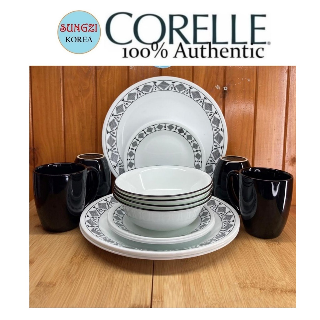 CORELLE Classic Dinnerware 16 Piece Set Cusco | Shopee Singapore