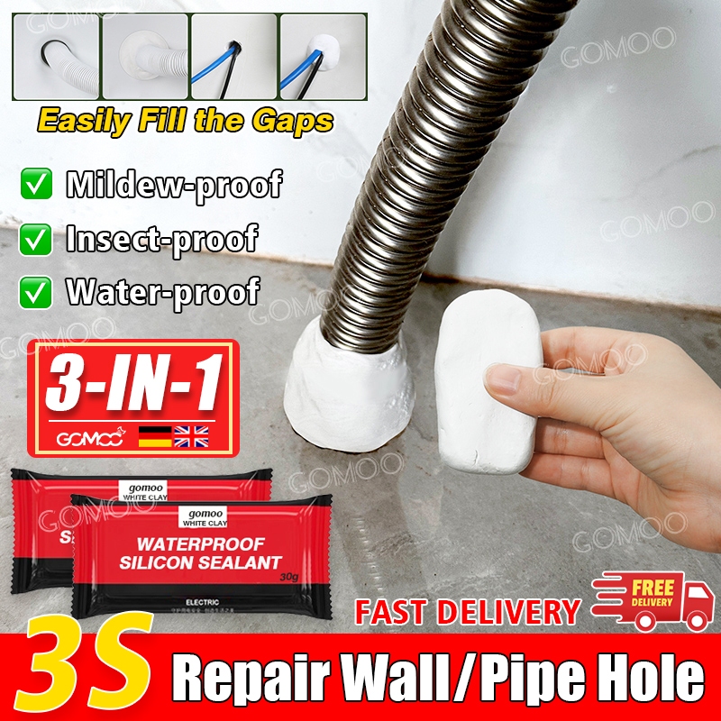 20PCS 600g Sealing Clay Silicon Sealant Easy Repair Wall Hole Air ...
