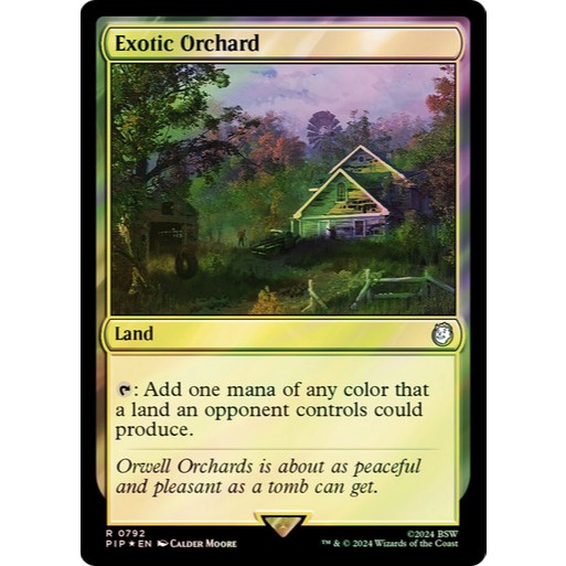 Exotic Orchard MTG - Universes Beyond: Fallout (Surge Foil) | Shopee ...