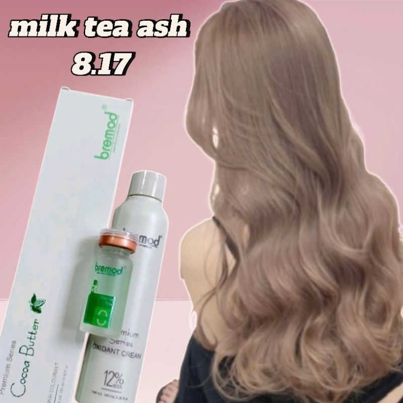 Milk Tea Ash Premium Bremod Performance Permanent Hair Dye Set | Shopee ...