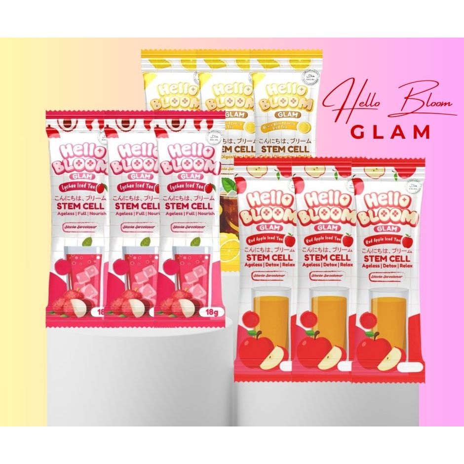 Hello Bloom Glam Powder Drink Mix (18g In 1 Sachet) | Shopee Singapore