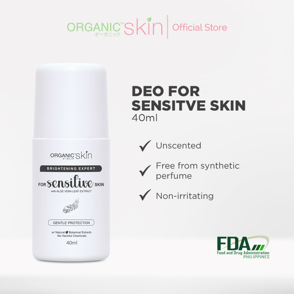 Organic Skin Japan Unscented Intensive Whitening Underarm Deodorant Deo ...