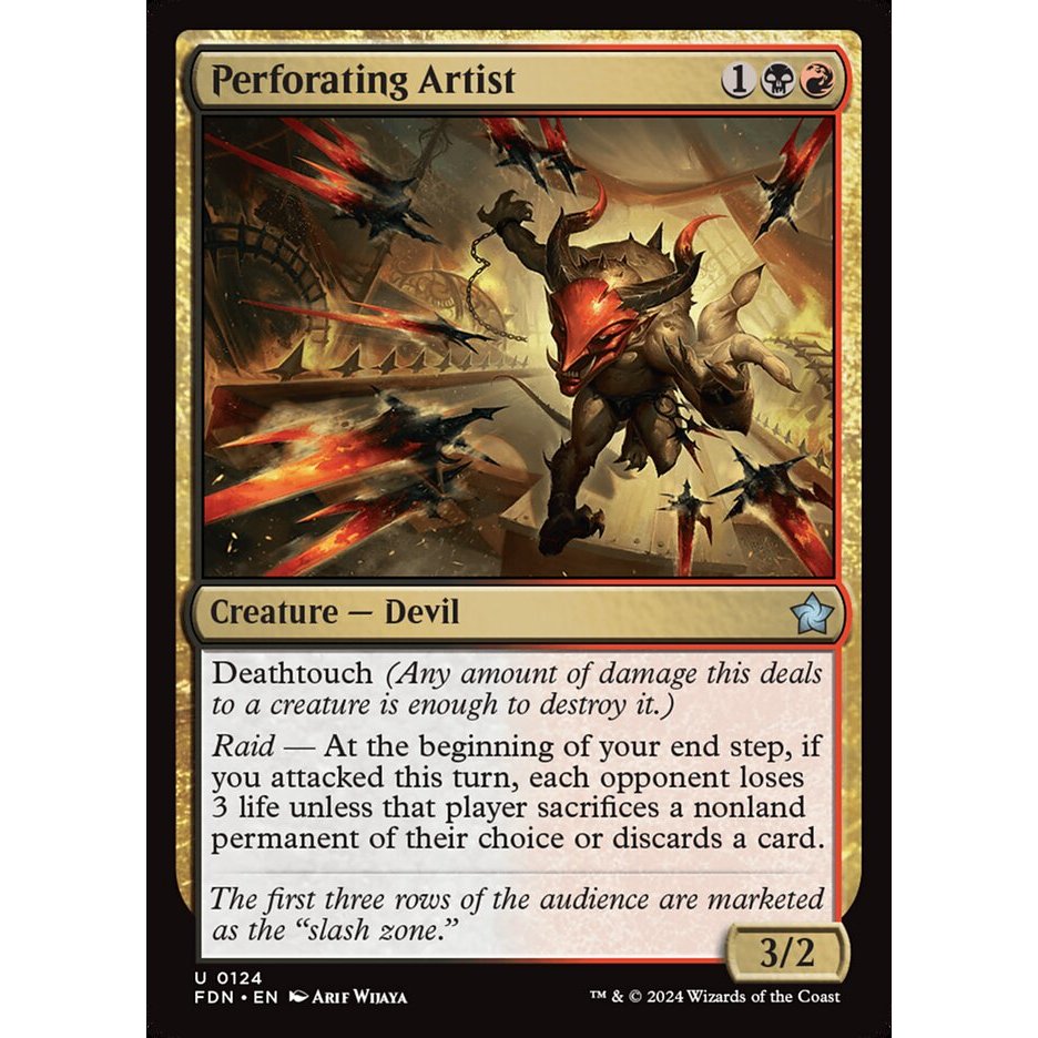 MTG Magic: The Gathering - Perforating Artist FDN | Shopee Singapore