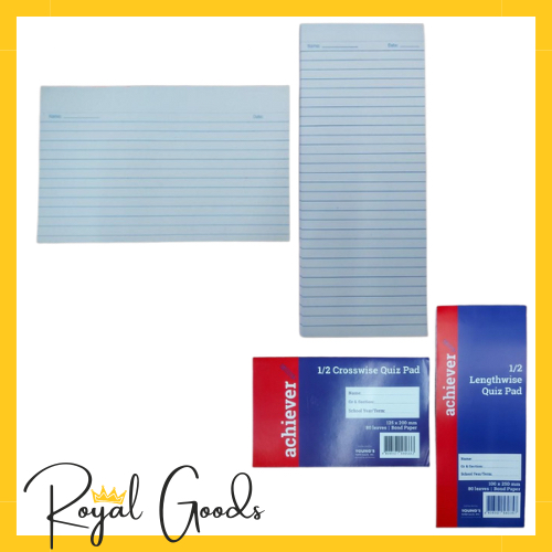 Achiever (1/2 Crosswise, 1/2 Lengthwise) | Shopee Singapore