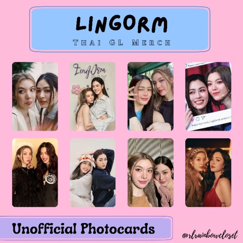 Thai GL LingOrm Photocards Lingling Kwong Orm Kornnaphat The Secret of Us the Series Ling ...