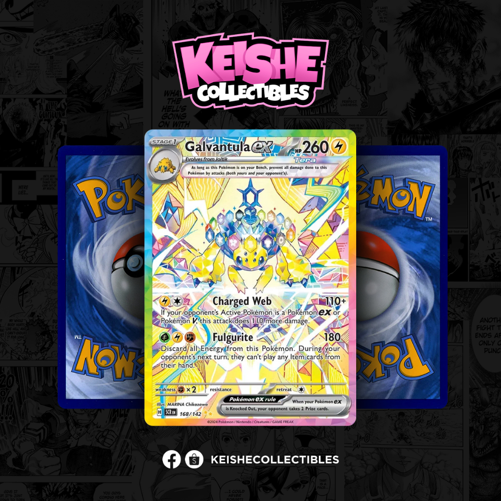 Pokémon TCG (English) | Galvantula ex SIR 168/142 (Stellar Crown ...