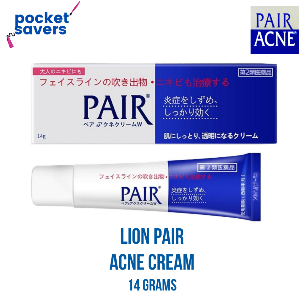 Lion Pair Acne Cream 14g Antibacterial Face (Skin Repair, From Japan ...