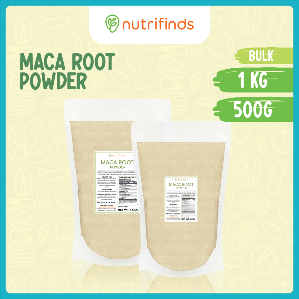 Nutrifinds Organic Raw Maca Root Powder - BULK | Shopee Singapore