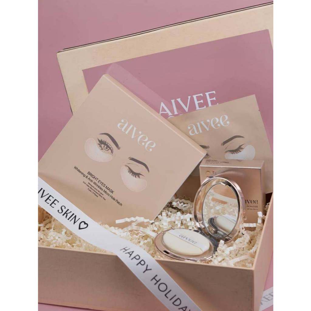 Aivee Skin’s LUMI POWDER + BRIGHT EYES MASK GIFT SET | Shopee Singapore