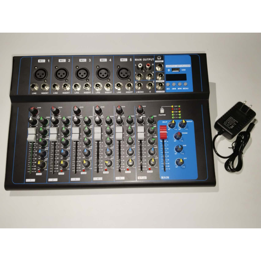 MIXER F7-USB 7 Channel Mixer W/Bluetooth (NEW) | Shopee Singapore