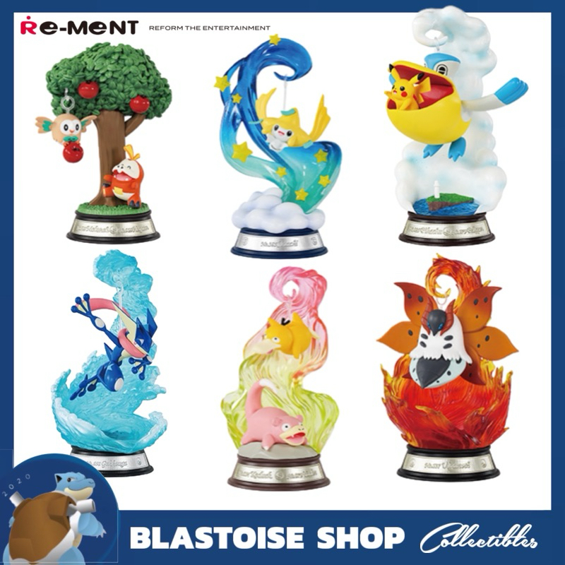 Re-Ment Pokemon Swing Vignette 3 Rowlet Fuecoco Jirachi Pelipper ...