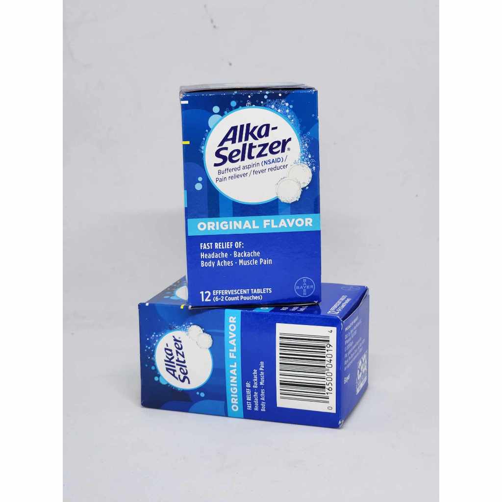 Alka Seltzer Antacid for Headache Body Ache Muscle Pain 12 tablets ...