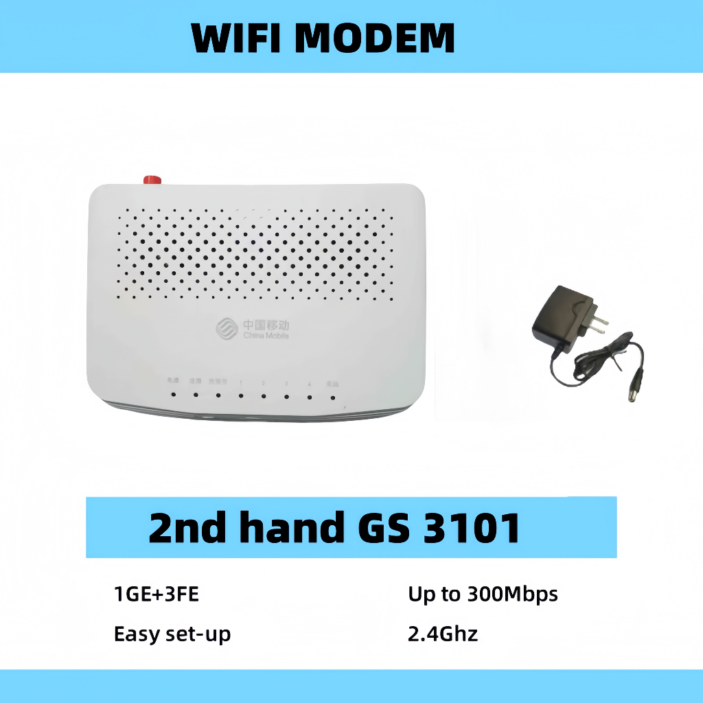 Second hand modem Xpon GS3101 Gpon Onu ONT Gigabit fiber 2.4G WiFi ...