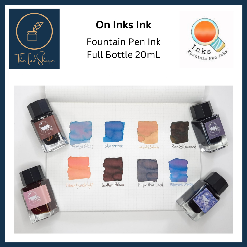 On Inks Fountain Pen Ink Full Bottle (20mL) | Shopee Singapore