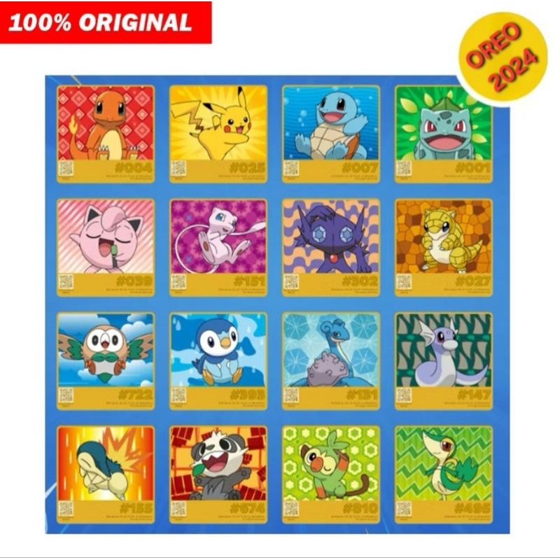 Oreo Pokemon Cards 2024 Limited Edition | Shopee Singapore