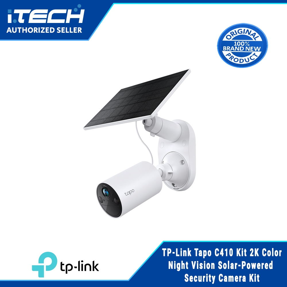 TP-Link Tapo C410 Kit 2K Color Night Vision Solar-Powered Security ...