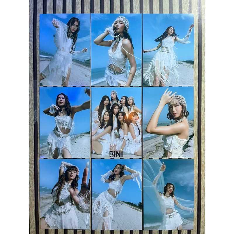 (Set) Bini Poster Karera Photos Concept Set A4 size | Shopee Singapore