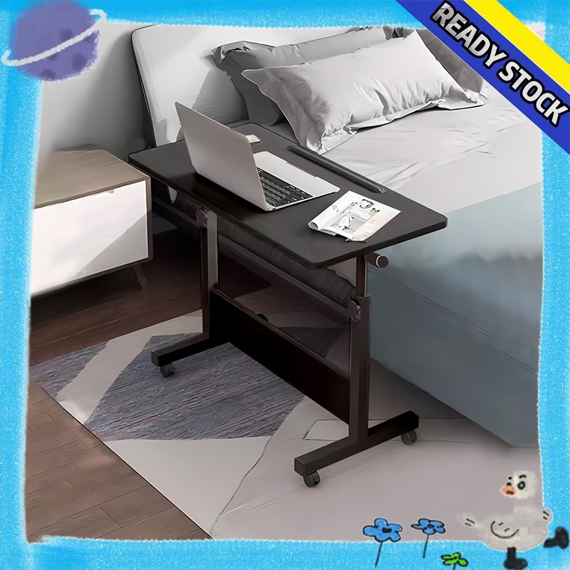 NEW Adjustable Laptop Side Table Removable Computer Desk Student Study ...