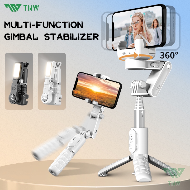 TNW Q18 4in1 Tripod Gimbal stabilizer 360 Rotation Tripod with Face ...