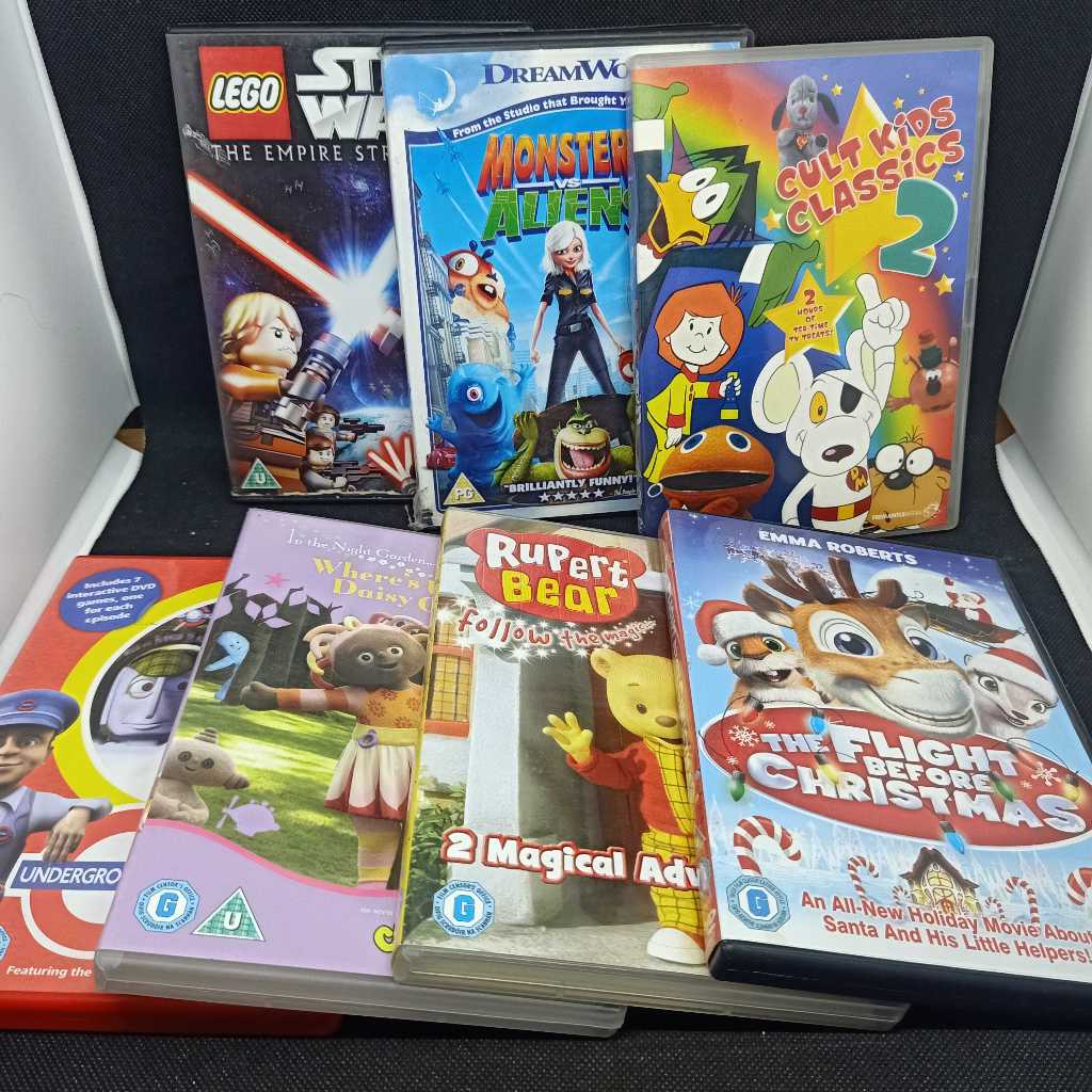 Assorted DVD Animation Movies in Very Good Condition from UK | Shopee ...