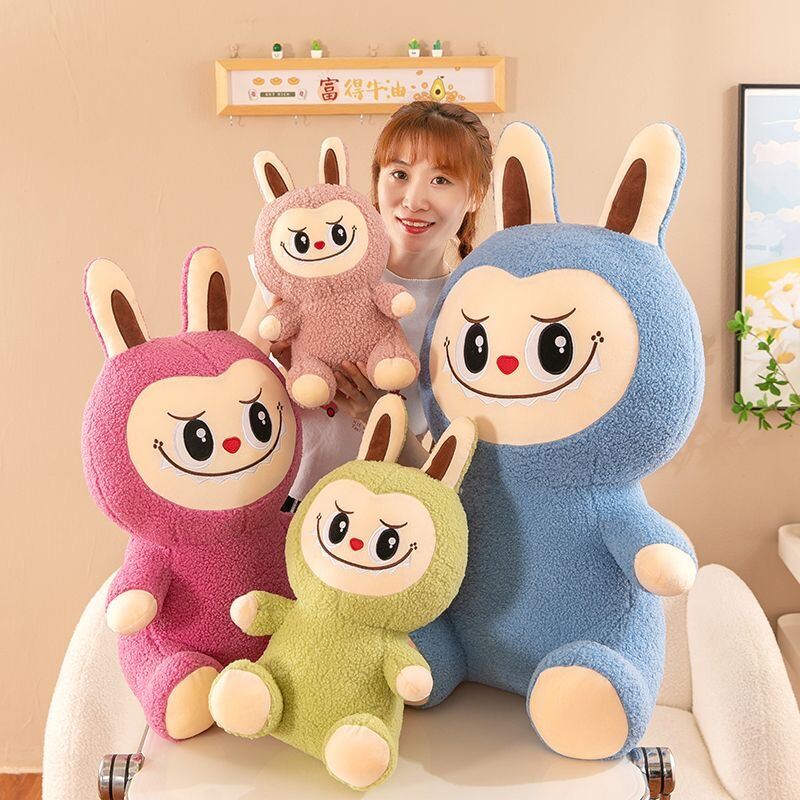 KJZK 50cm THE MONSTER LABUBU PLUSH TOY LABUBU DOLL SET LABUBU MONSTER ...
