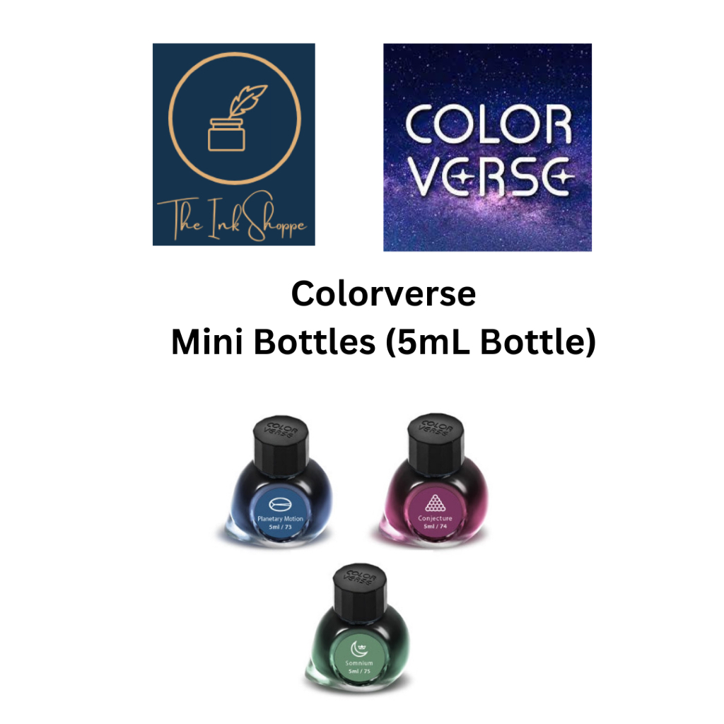 Colorverse The Mini Collection Fountain Pen Ink Bottles (5mL Bottle ...