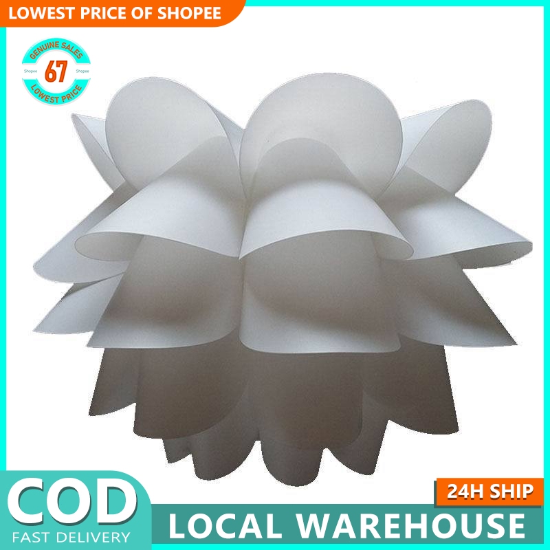 Self-assembly Lotus Flower Chandelier Lampshade Ceiling Pendant Light ...