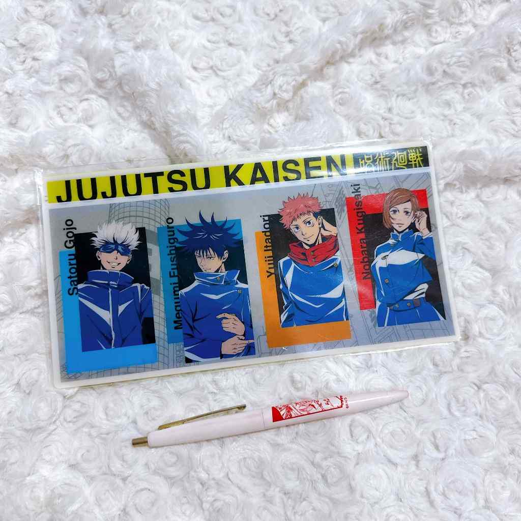 OFFICIAL Jujutsu Kaisen JJK Ticket Clear File Gojo Satoru Itadori Yuji ...