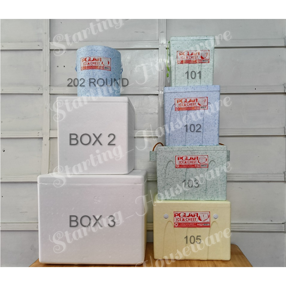 ICE BOXES/ STYRO BOX/ BIG BOX/ COOLER | Shopee Singapore