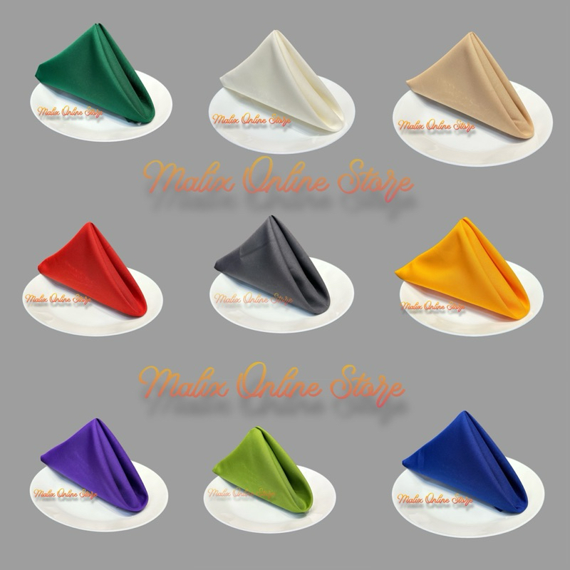 Table Napkin KATRINA Dinner Cloth Wedding Birthday Banquet | Shopee ...