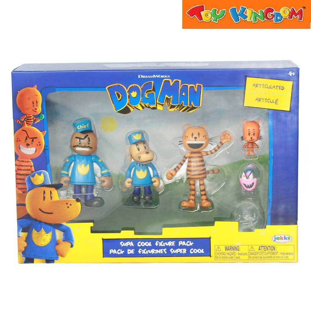 Dog Man Supa Cool Figure Pack | Shopee Singapore