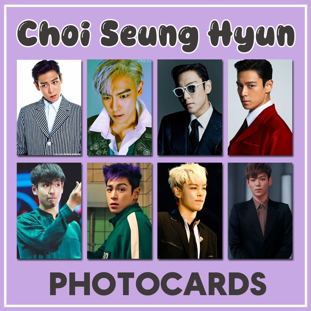 BIGBANG Choi Seung Hyun (T.O.P) Photocards / Lomocards Prints Personalized/Customized | Shopee ...