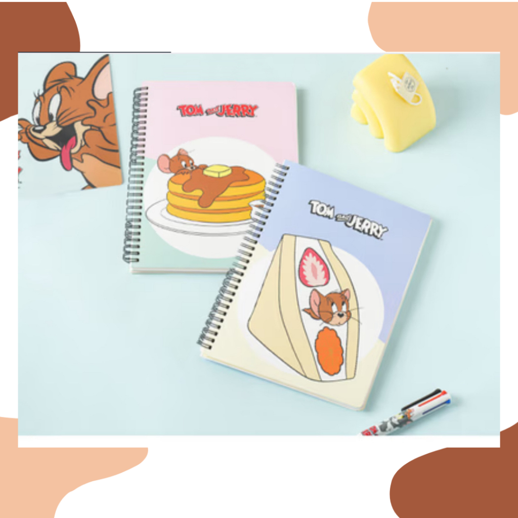 DAISO KOREA - Tom and Jerry Double Note B5 80 sheets | Shopee Singapore