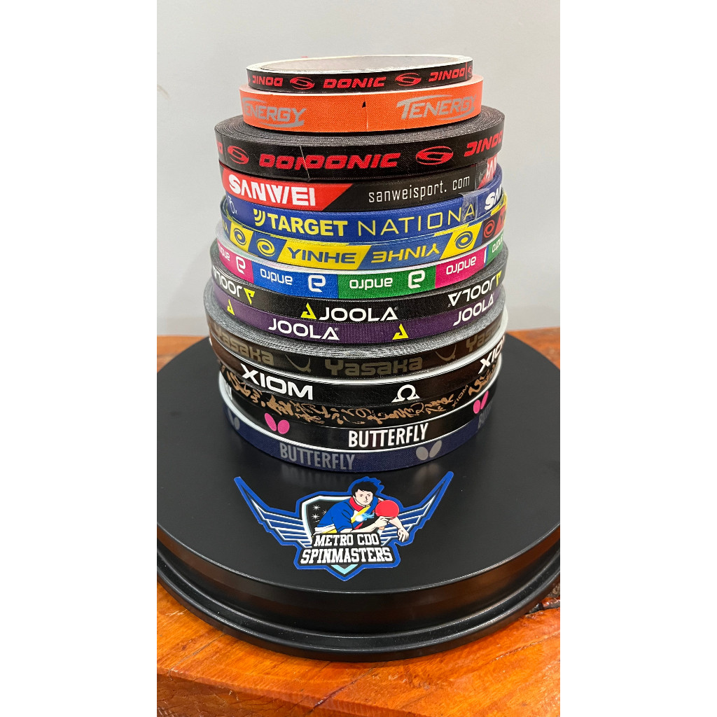 Sanwei | Yinhe | Donic | Andro | Joola | Butterfly | Xiom Table Tennis Side Edge Tape Protection ...
