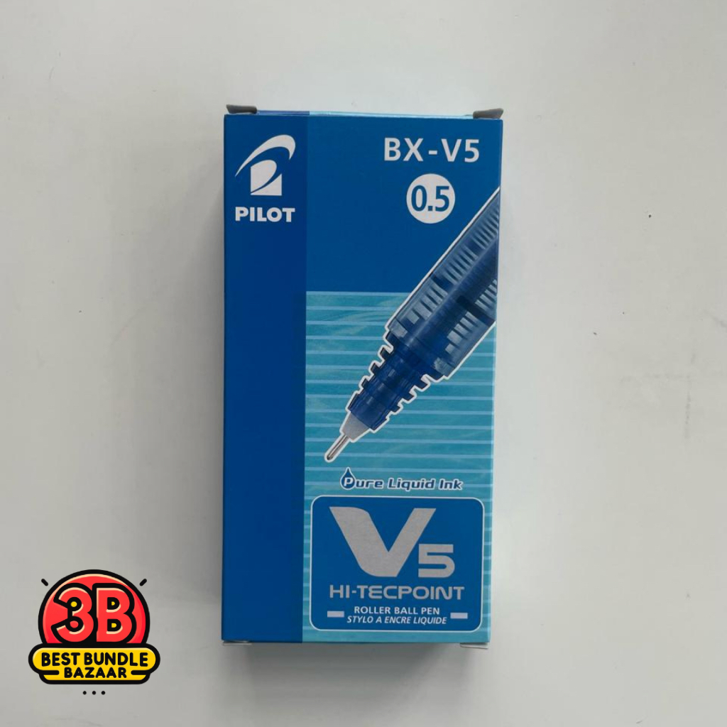 PILOT V5 HI-TECHPOINT (BLACK, BLUE, RED) | Shopee Singapore