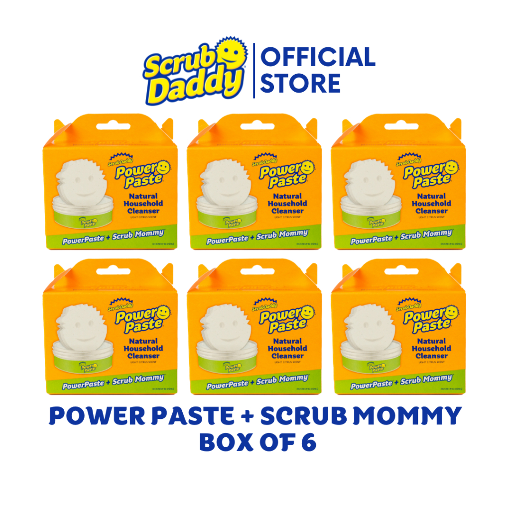 Scrub Daddy Power Paste with Scrub Mommy Box of 6 | Shopee Singapore