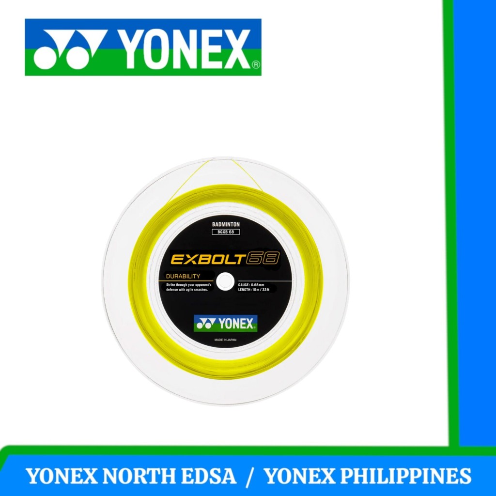 Yonex EXBOLT 68 Badminton Strings PRE-CUT ONLY (NO PACKAGING ) | Shopee ...